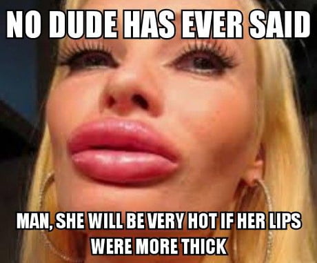 Baboon Lips Meme | Lipstutorial.org