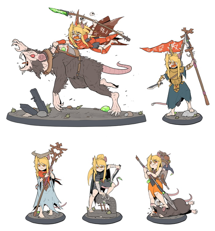 Rat-girl chan has been promoted. She is now a Skaven Champion! by Steam ...