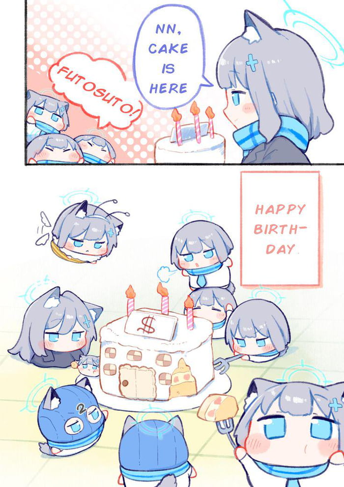 Chibi birthday party with lots of cake to go around - 9GAG