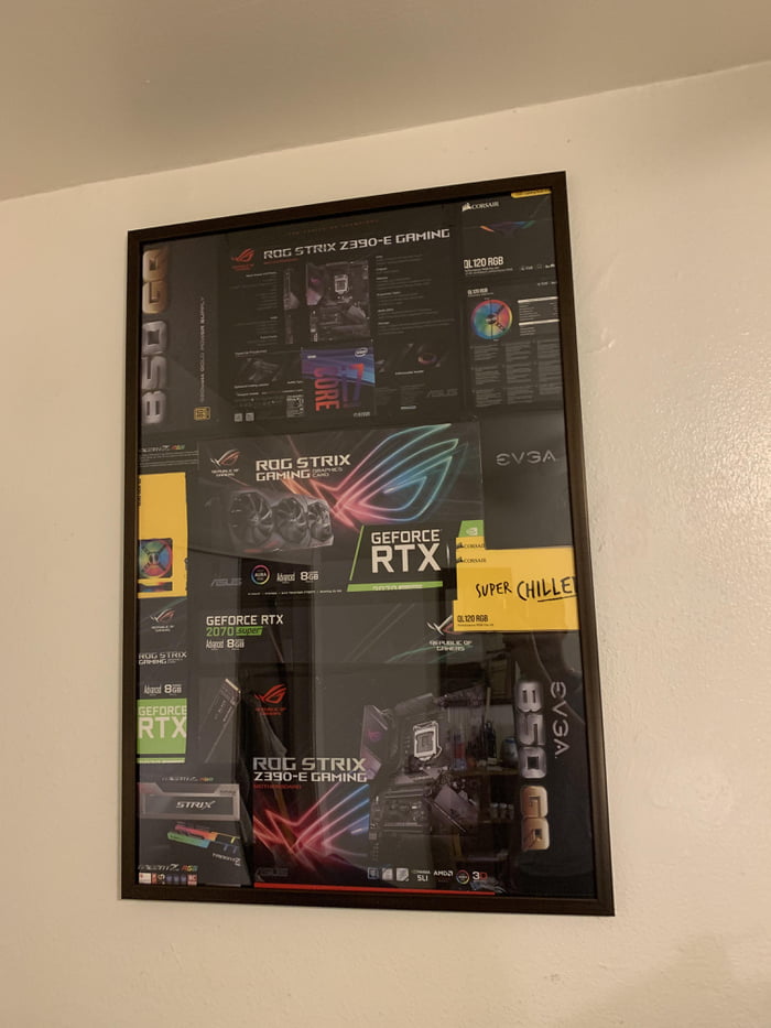 Tried the pc parts in a poster thing. Not very artsy, so needs some ...