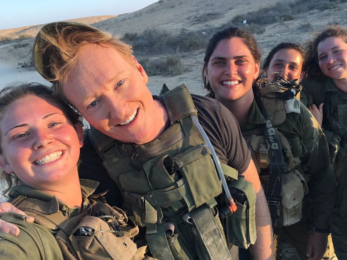 Conan O'Brien trained with the Israel Defense Forces - 9GAG