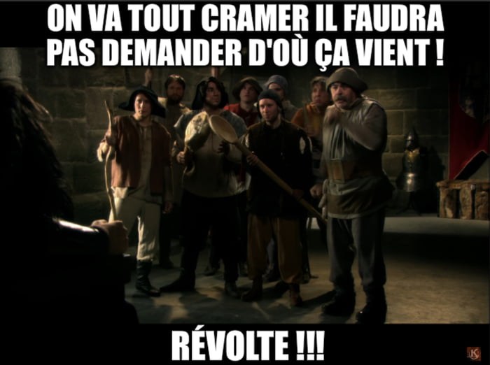 French farmers right now: On en a gros! - 9GAG
