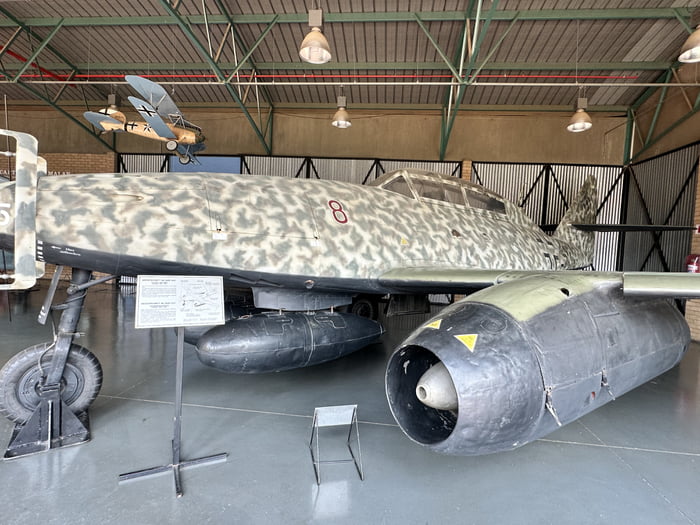 One of nine in the world and the only 2 seater ME 262 B - 9GAG