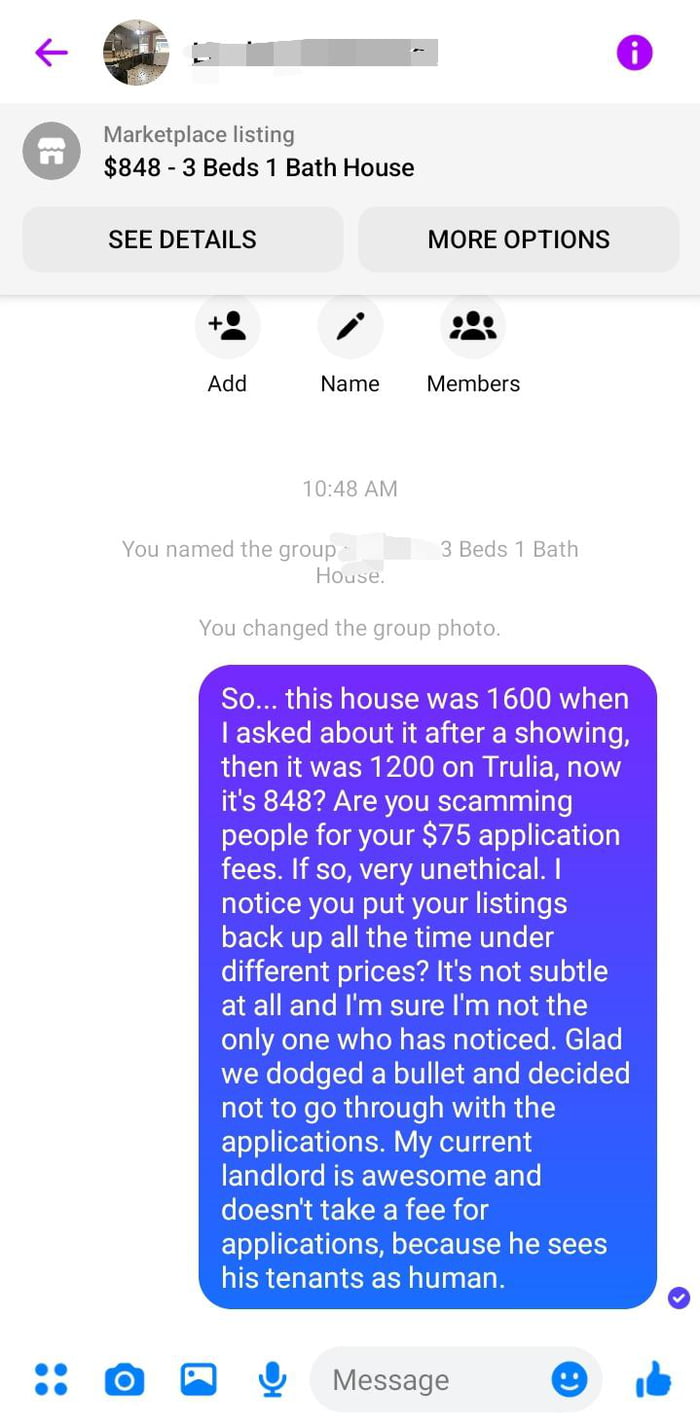 Noticed a Landlord running a scam - why rent a house when you make more ...