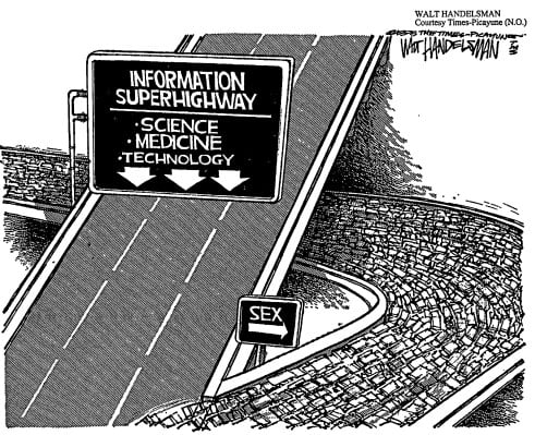 Information Superhighway, cartoon from 28 years ago - 9GAG