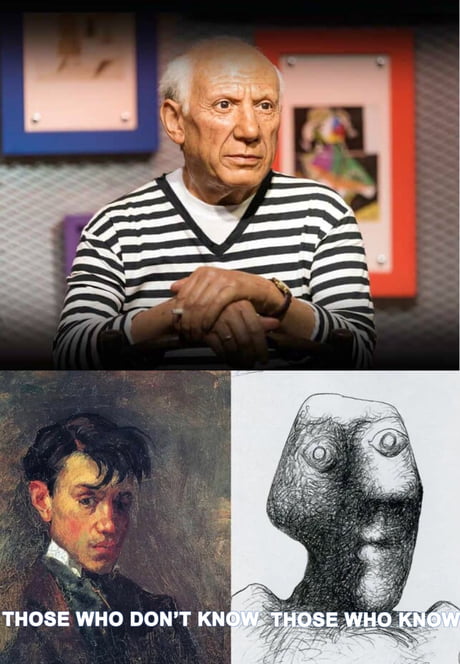 Best Funny pablo picasso Memes - 9GAG