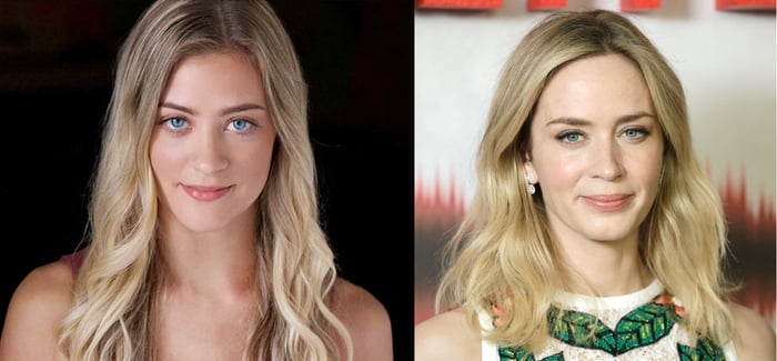 American Actress Alexandra Bartee almost looks more like Emily Blunt ...