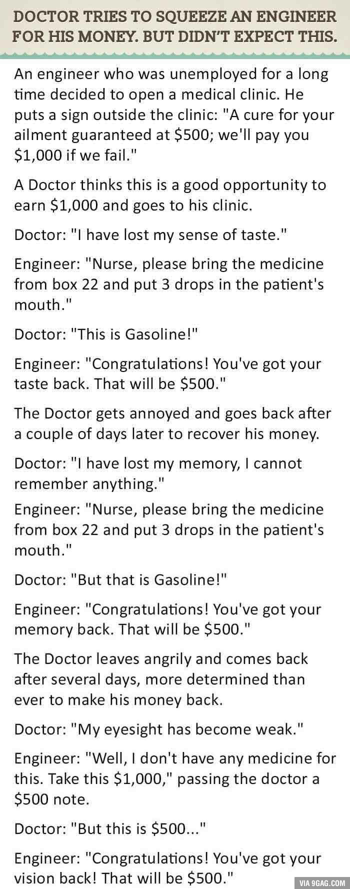 Engineer vs. Doctor - 9GAG