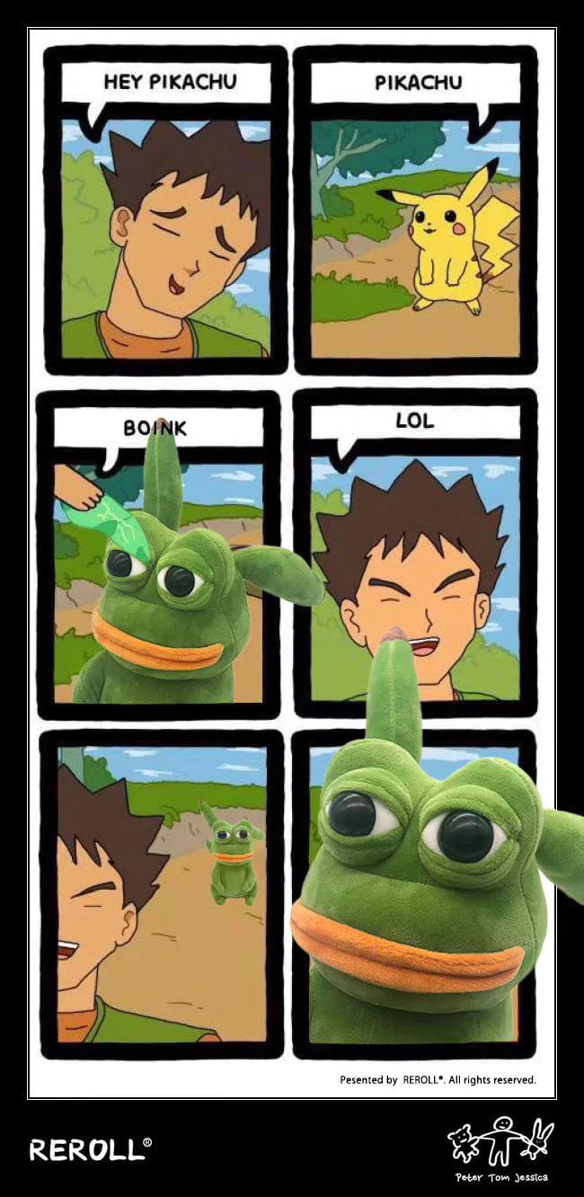 A Pikachu-Pepe Plush Toy Exists - 9GAG