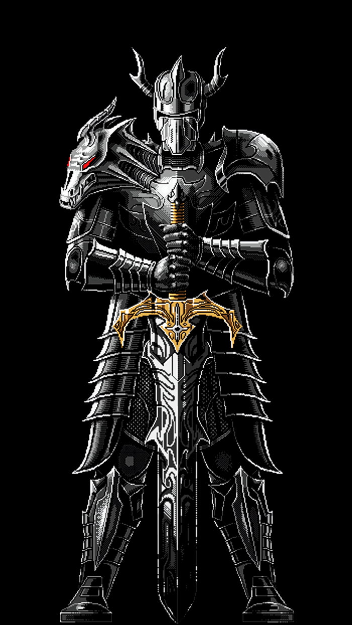 KNIGHT - Pixel Art - 9GAG