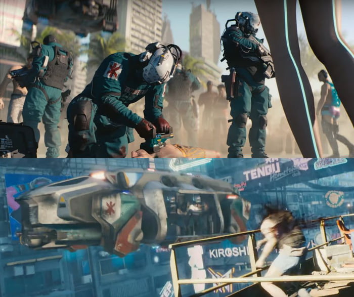 The Trauma Team - CyberPunk 2077 - 9GAG