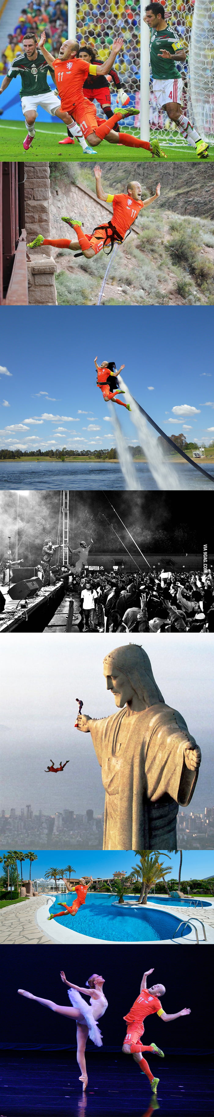 Robben's Dive - 9GAG