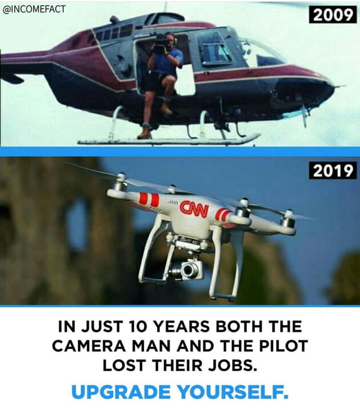 Cameraman and pilot lost the job, but a new opportunity rose for Drone ...