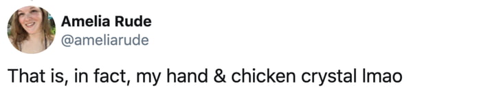 Woman Discovers Crystal That Looks Like Fried Chicken - 9GAG