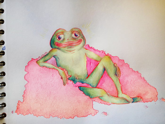 ULTRA RARE seductive Pepe The Frog ™ [[[NEVER BEFORE SEEN]]] - 9GAG