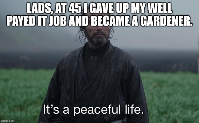 Not participating in rat race anymore - 9GAG