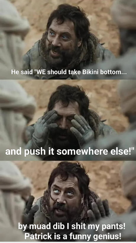 Patrick Push It Somewhere Else Meme