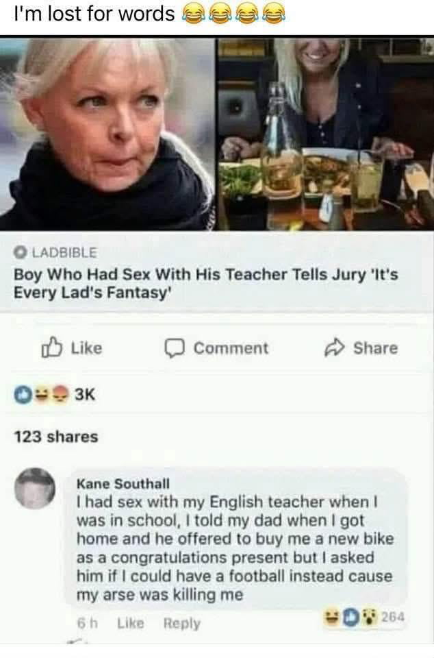 Boy tells jury it's every lad's fantasy - 9GAG