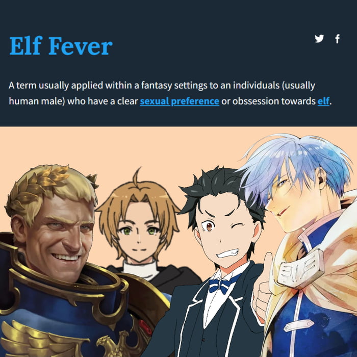 Soon, they shall all fall for the pointy ears -a certain chaos goddess - 9GAG