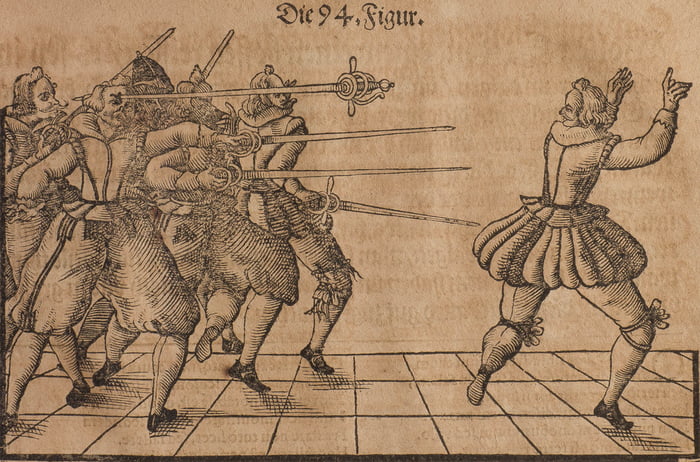 From the manual "A new illustrated fencing manual on Rapier"1611 by ...